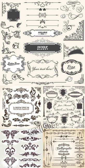 Quality Graphic Resources: Retro Design Elements 5