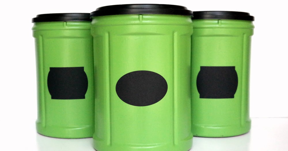 Plastic Coffee Container Upcycle - Canvas Corp Brands