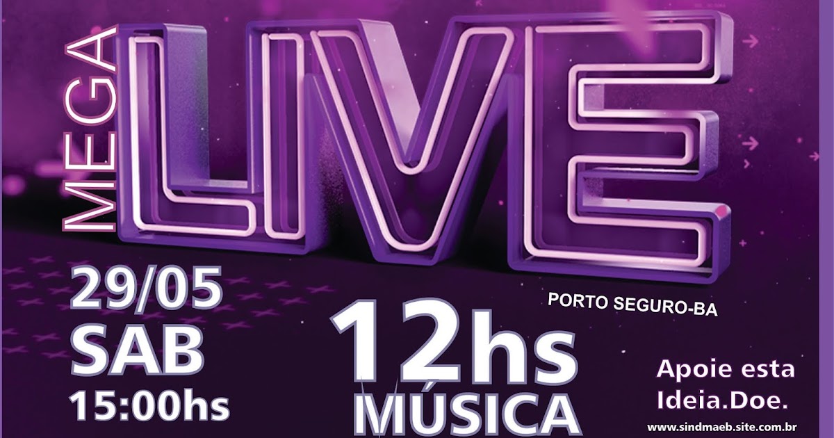 TV OPINIÃO: MEGA LIVE SOLIDARIEDADE - ARTISTAS CONFIRMADOS- ENDEREÇO DA ...