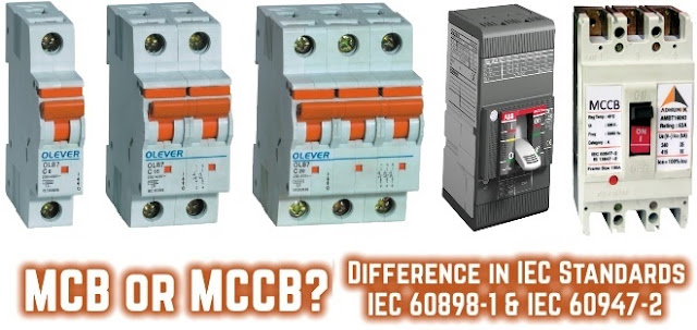 Main Difference between MCB and MCCB ~ ELECTRICAL KNOWLEDGE