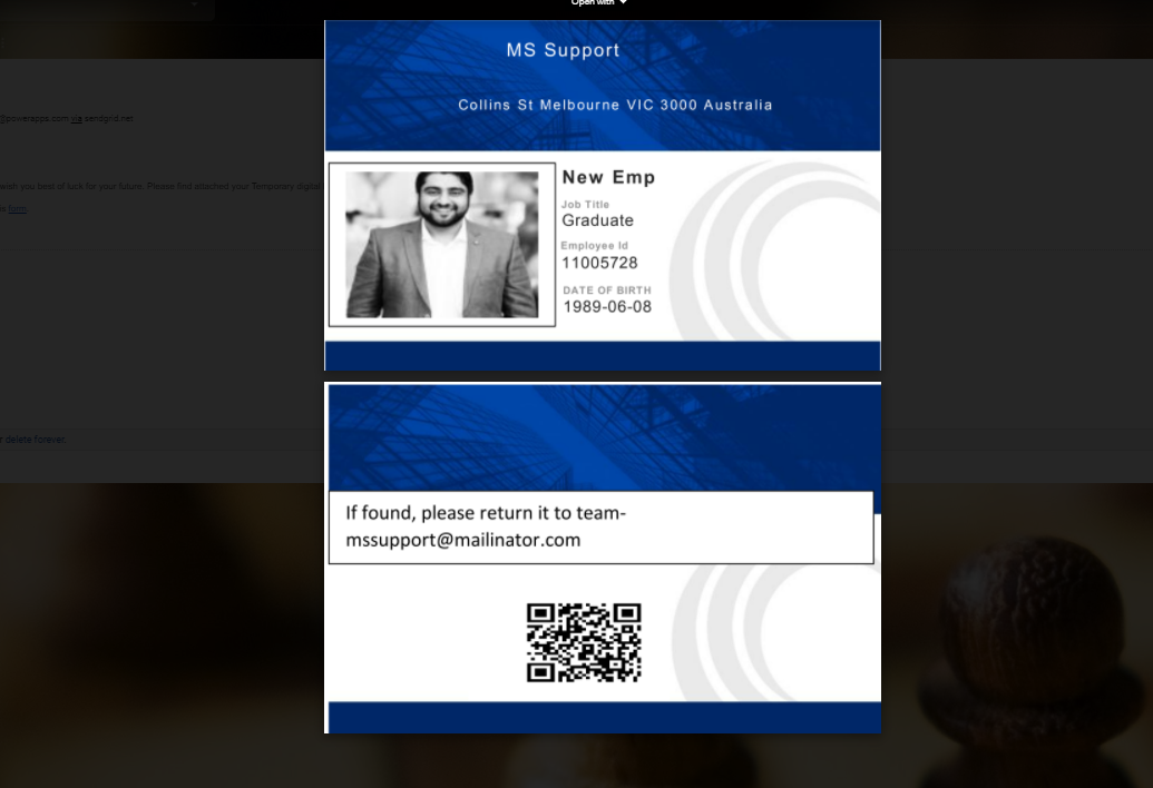 Generate Digital ID Card with QR Code Using Power Automate from ...