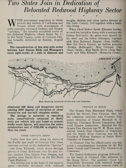 US Route 101 and the Last Chance Grade