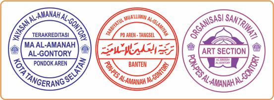 Contoh Stempel Pondok Pesantren | Contoh Stempel Yayasan Pondok ...