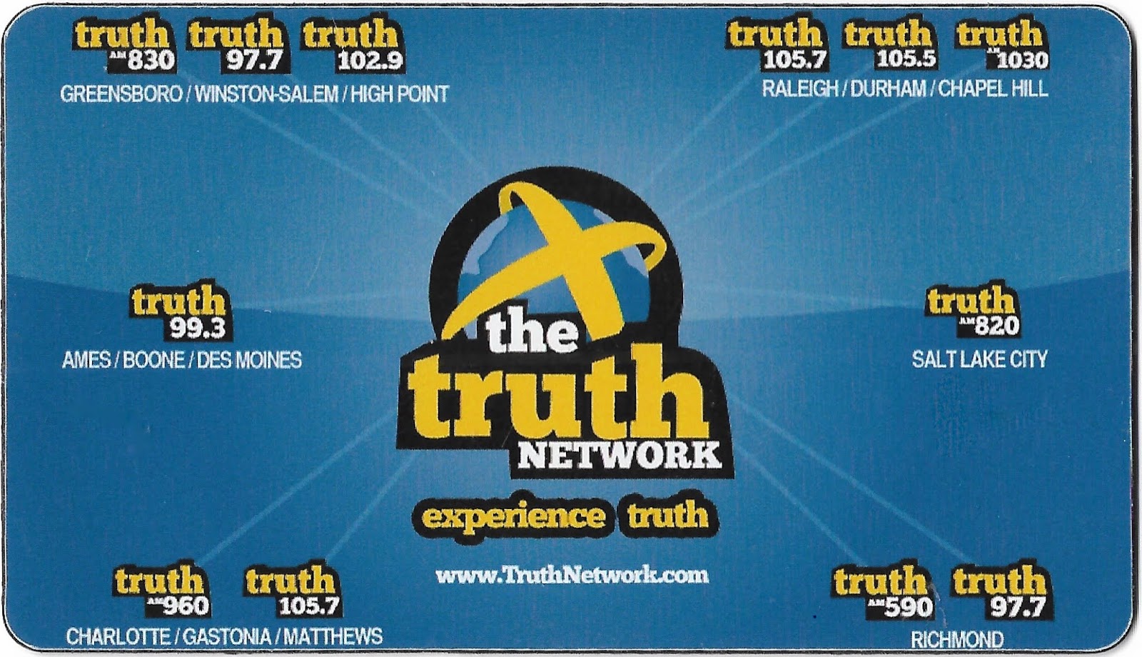 Radio Sticker of the Day: The Truth Network