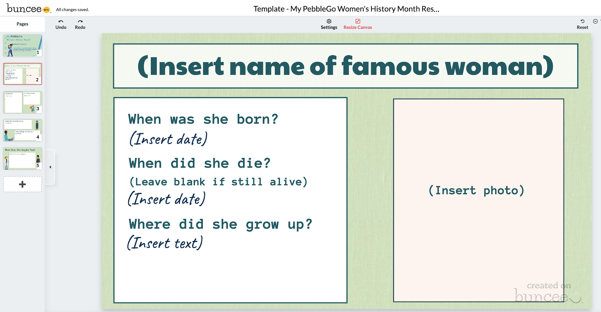 The Library Voice: PebbleGo + Buncee ....A Special Place For ALL For ...