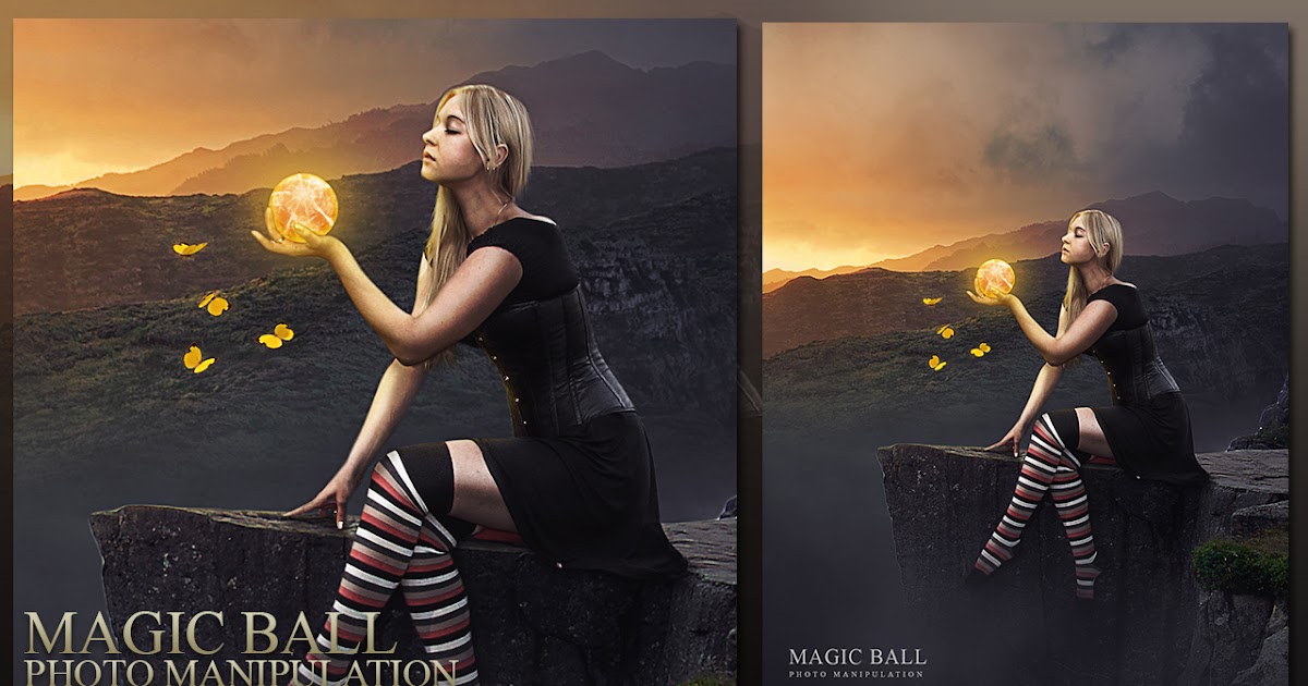 Create an Magic Ball Photo Manipulation In Photoshop