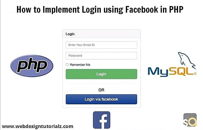 How to Implement Login using Facebook in PHP - WebDesignTutorialz