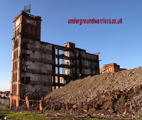 Underground Warriors (Manchester): Maple mill Fire (Oldham)