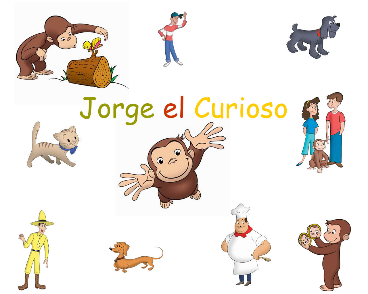 Dibujos de Jorge el Curioso para Imprimir | Colorear a Heidi