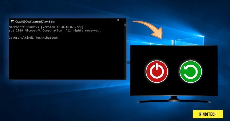 Cara Restart Dari CMD di PC Windows (Shutdown, log off, dll) - Rindi Tech