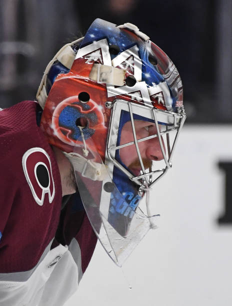 I Love Goalies!: Philipp Grubauer 2018-19 Mask