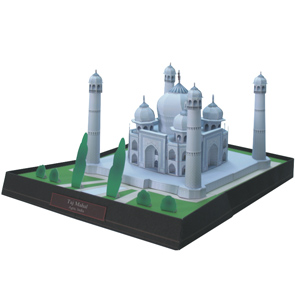Taj Mahal Papercraft, India | Papercraft Free Download And Paper Toys Model