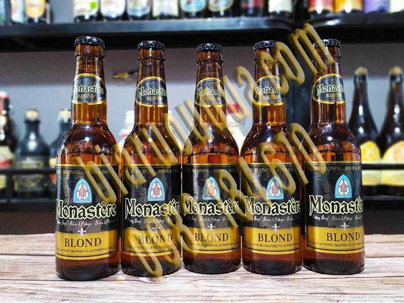 Bia Monastere Blond 6.5% thùng 24 chai 330ml