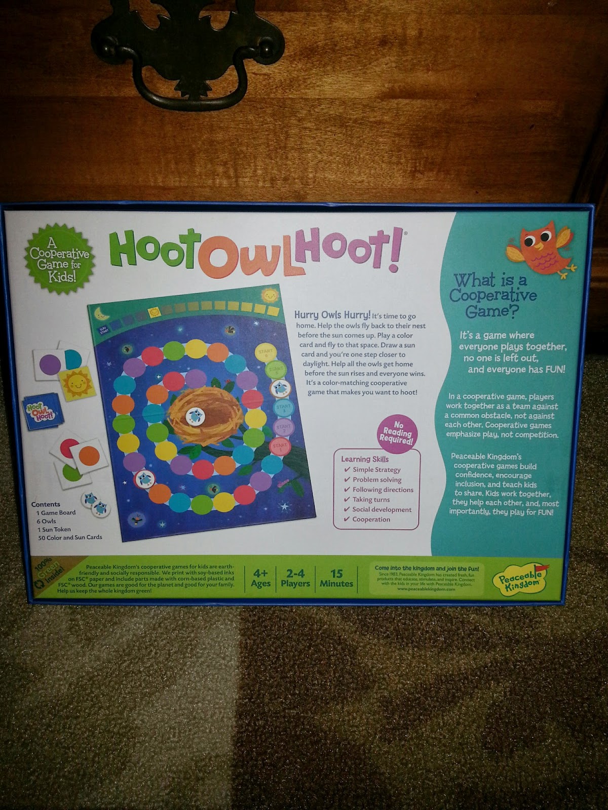 Learning is a Hoot with the Peaceable Kingdom: Hoot Owl Hoot ...