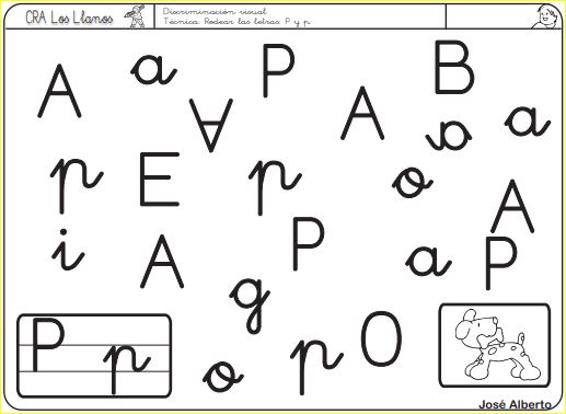Jugando y aprendiendo juntos: Aprendo a leer y a escribir. La P