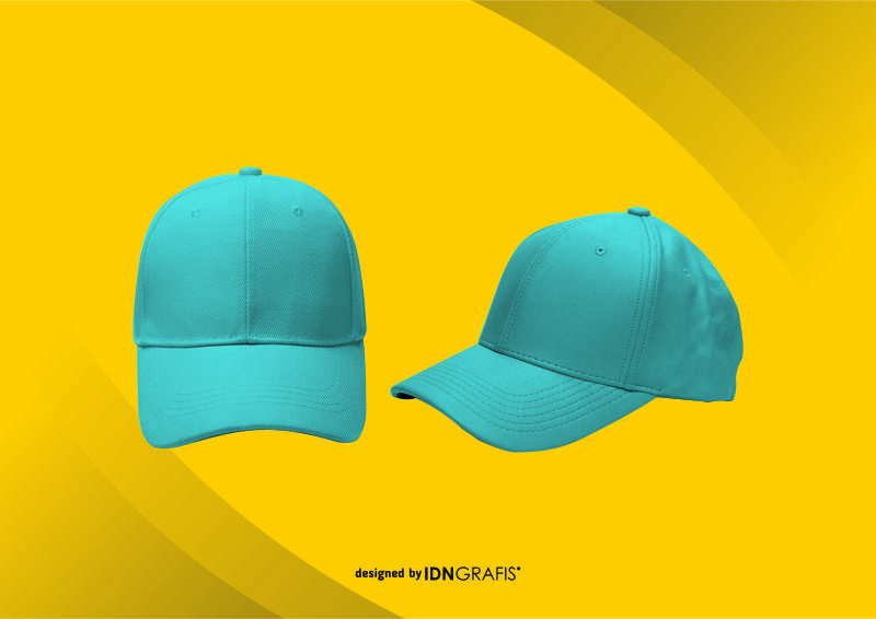 Download Mockup Topi Vector - IDN GRAFIS