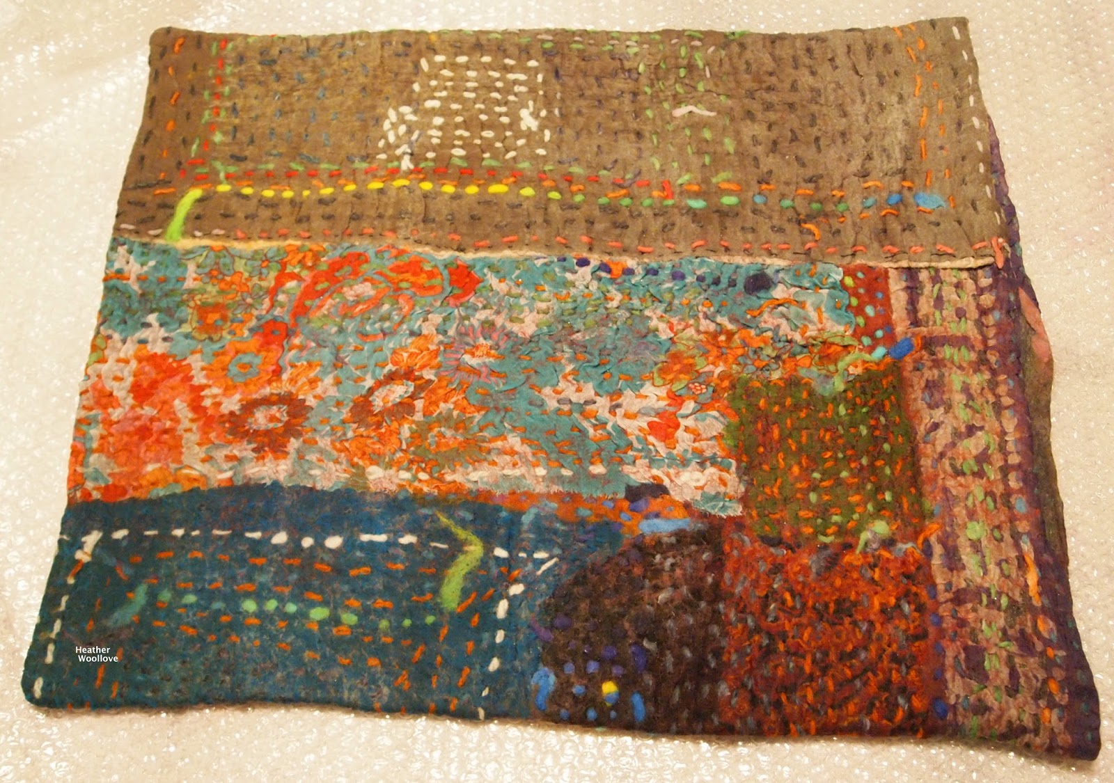 Wool love-functional fiber art: 2017