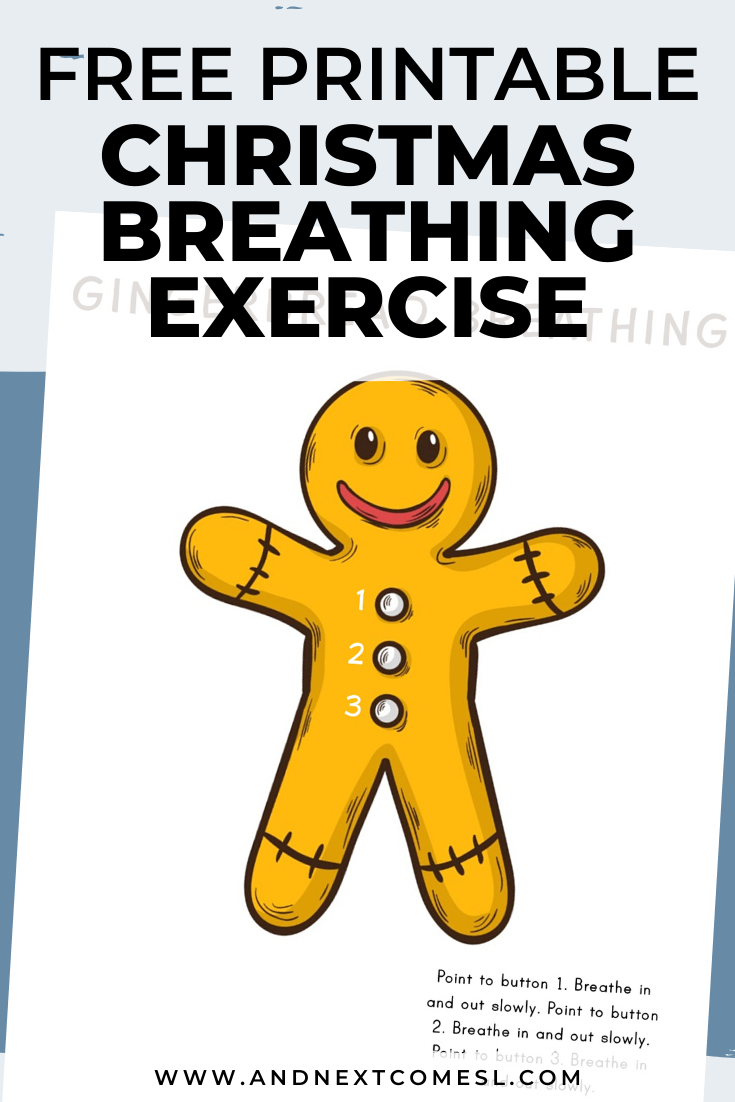 Gingerbread Deep Breathing Exercise {Free Printable Poster Included ...