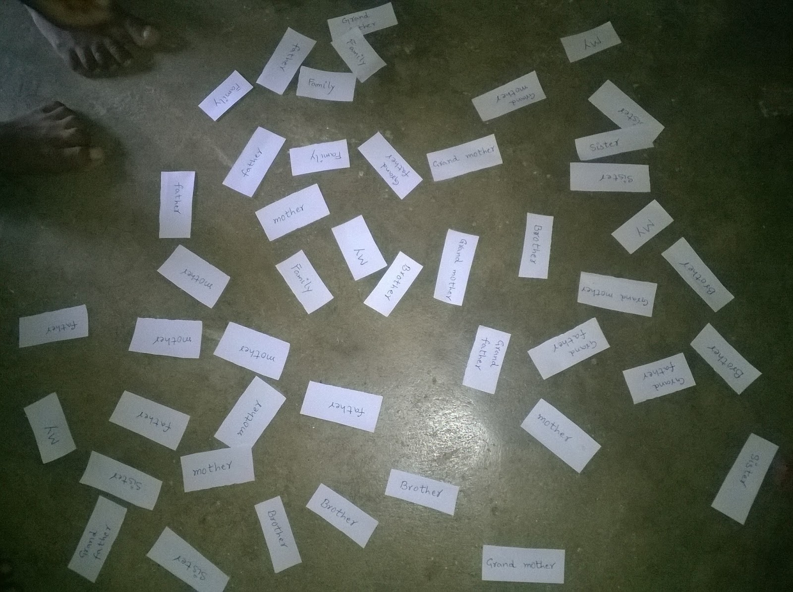 Primary school English Graphic Reading Activity by First Class Children