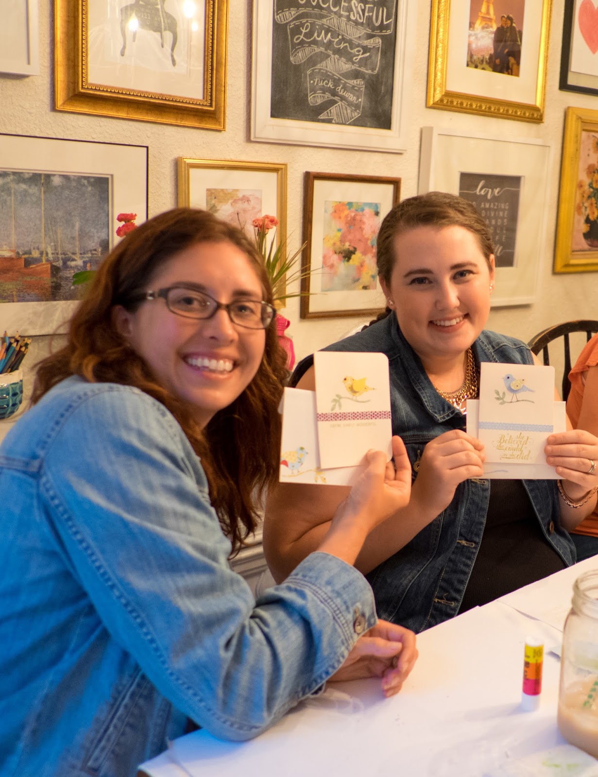 Domestic Fashionista: Girl's Night Card Making Party