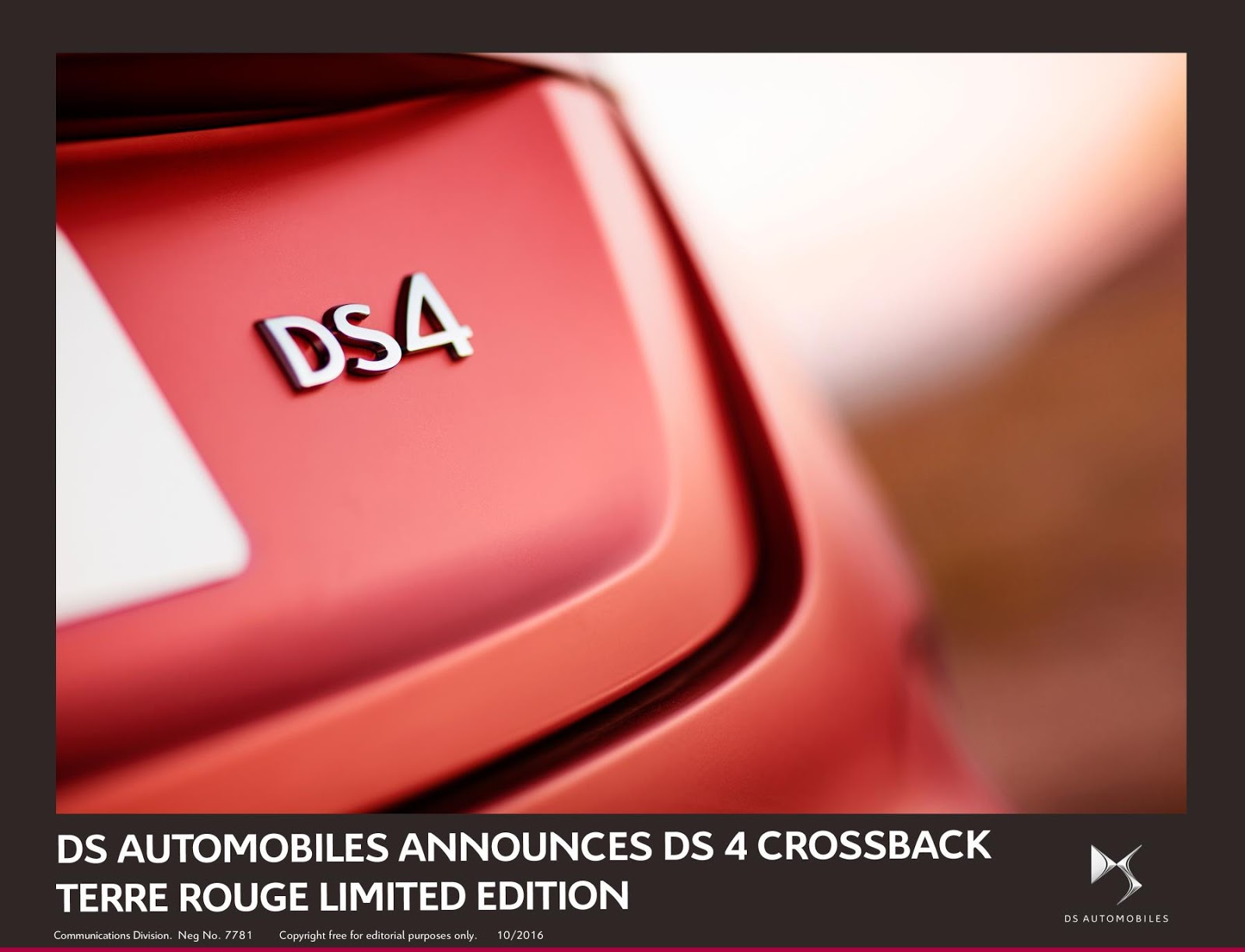 The Motoring World: DS Automobiles is launching DS 4 Crossback Terre ...