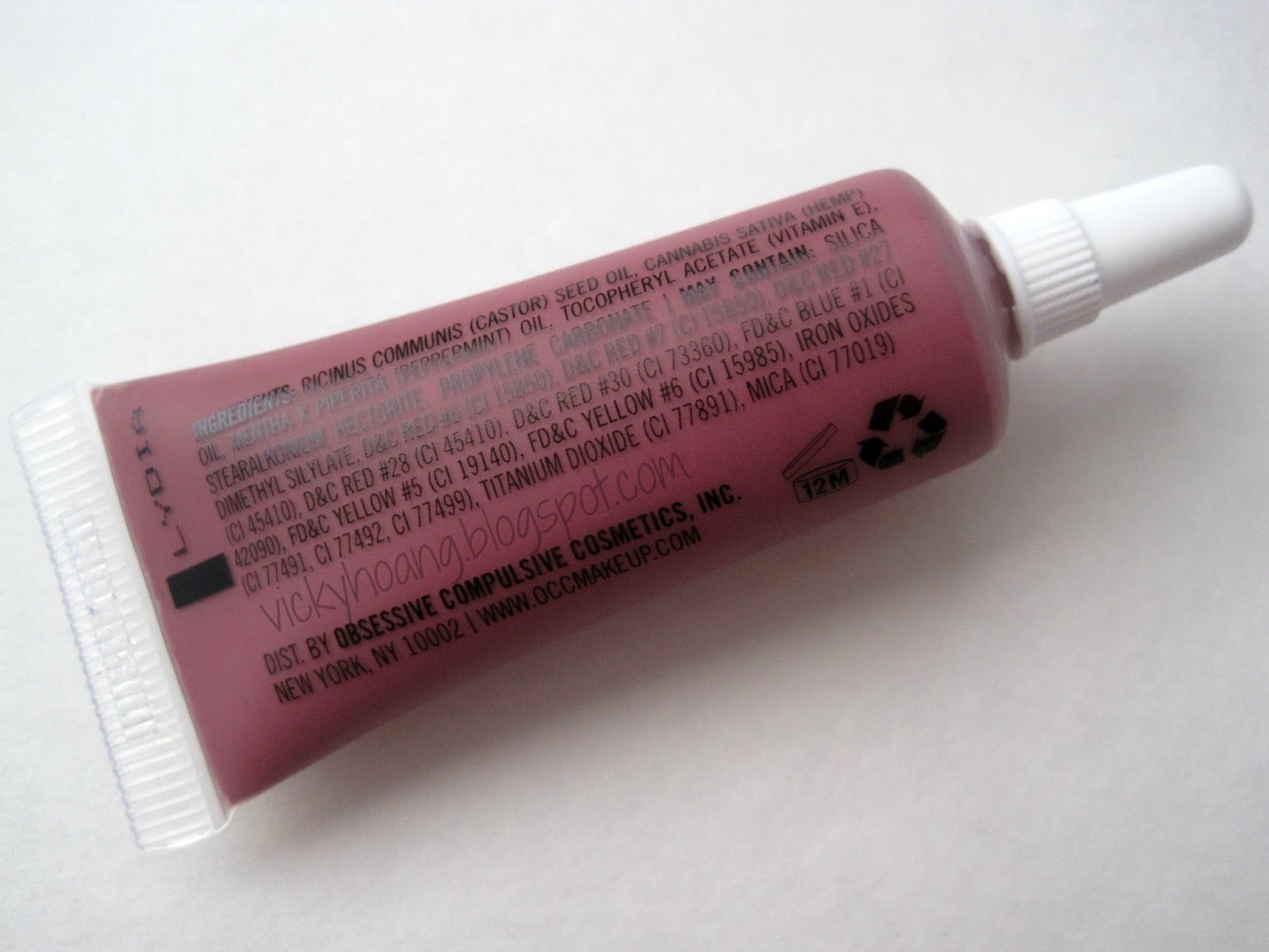 Review and Swatches: OCC Lip Tar in Lydia | Caught in a Daze