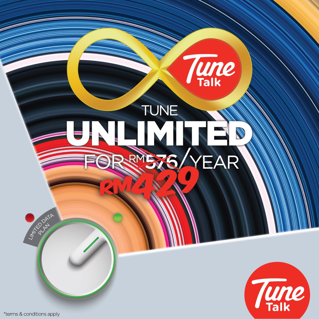 Tune Talk无限量上网和拨电，每月只需RM35.75
