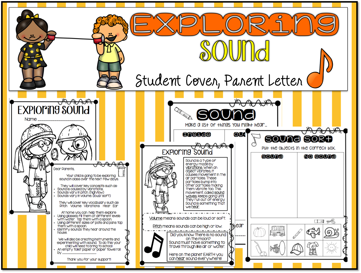 1st Grade Hip Hip Hooray!: Sound and Light Waves NGSS 1st Grade