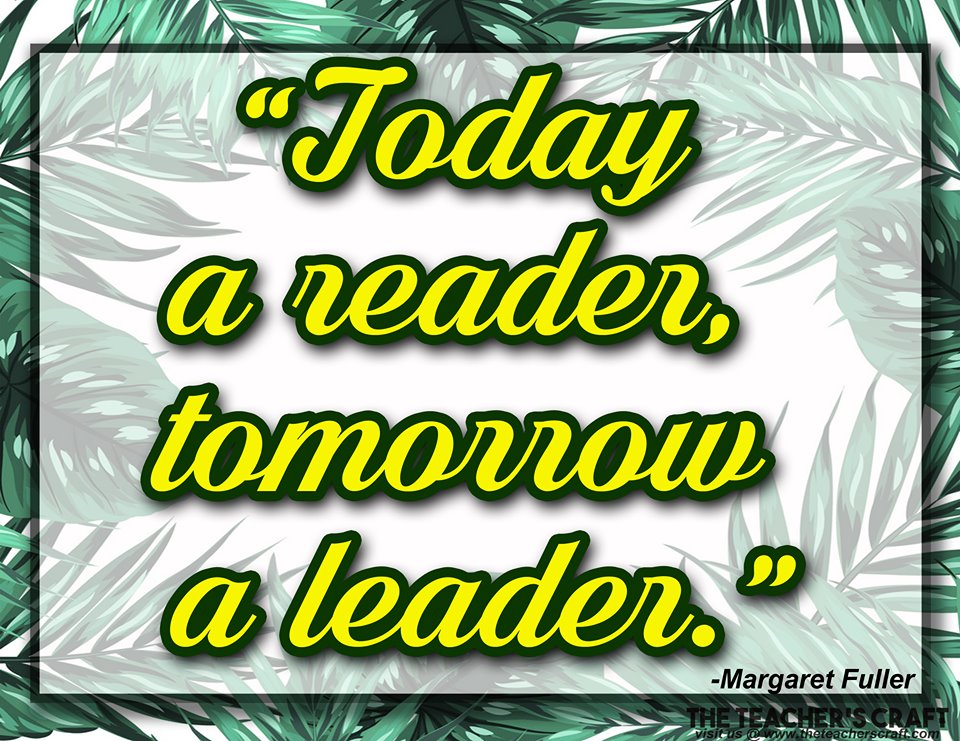 Educational Quotes in a Green Border - The Teacher's Craft