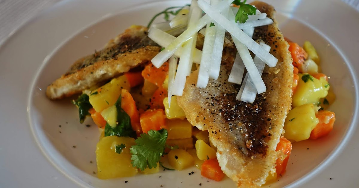 gaminavanagai: keptas jūros ešerys