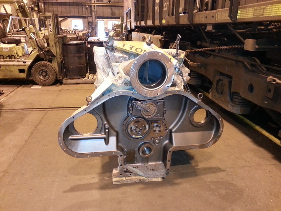 Industrial History: Power Assemblies for Locomotive Diesel Engines