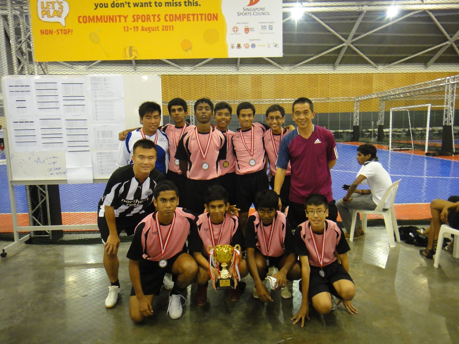 St Gabriel's Secondary Football Team: April 2011