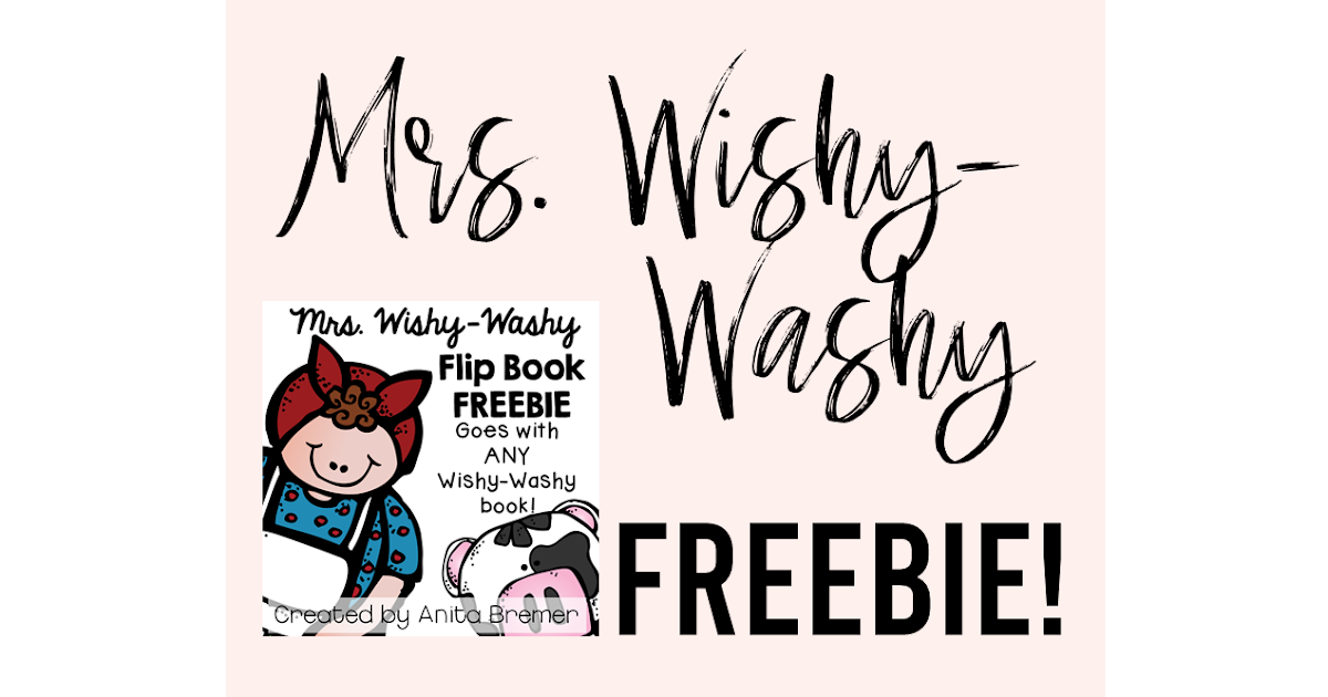 FREE Mrs. Wishy-Washy Flip Book {Works With ANY Wishy-Washy Book ...