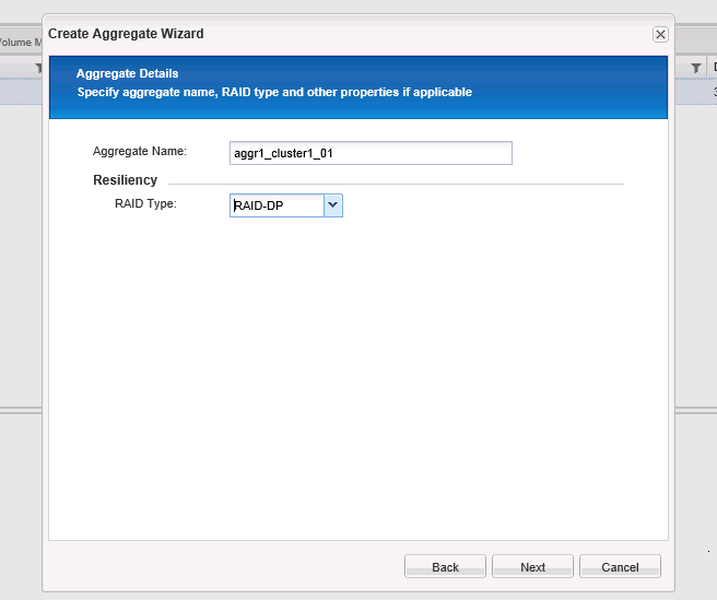 Netapp Library: Create a New Aggregate on Cluster Node