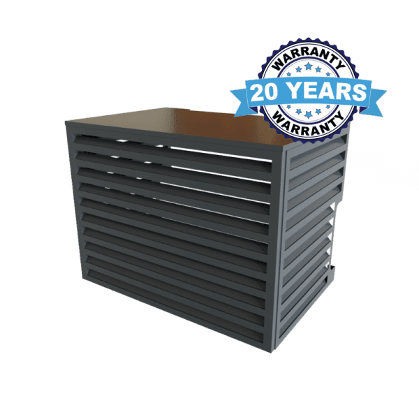 The Best Mini Split: Aluminium Mini-Split AC Cover – Charcoal Grey.