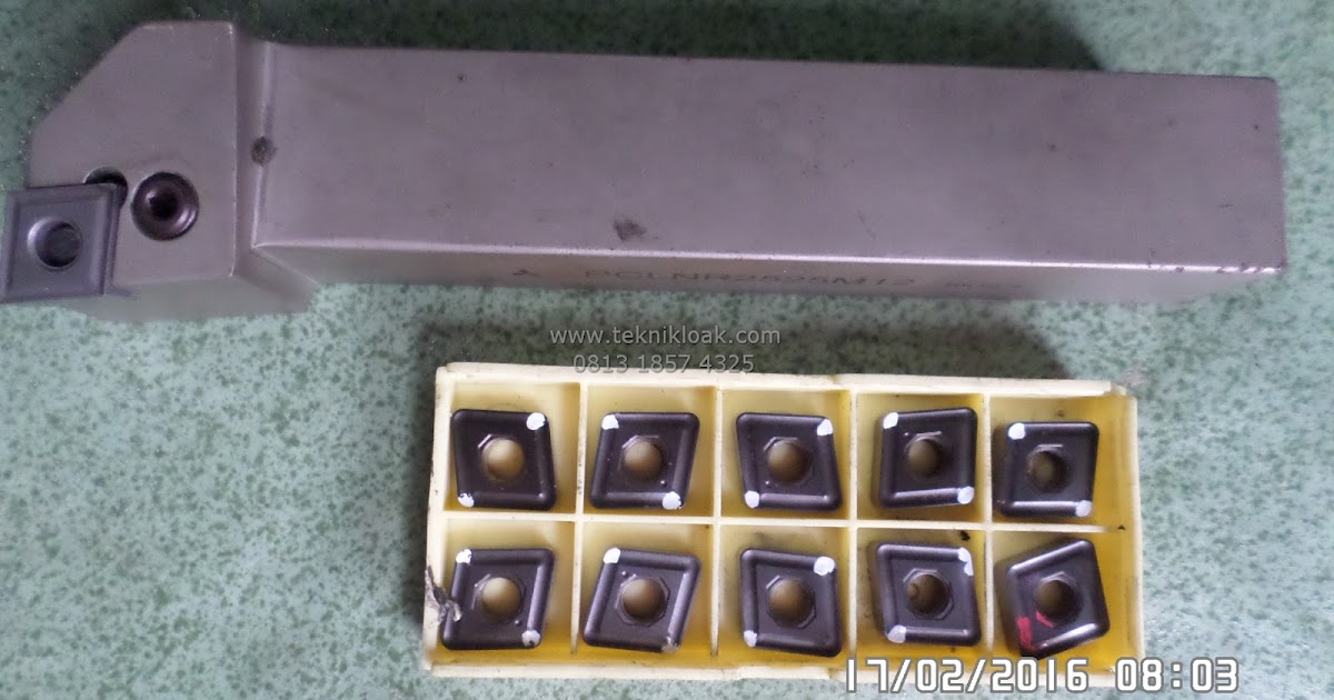 Paket Holder Bubut dan Insert CNMG 12 04 | Holder Bubut | Stang Bubut