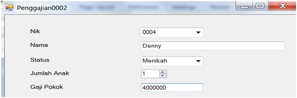 Design Dan Code Program Penggajian Vbnet Denny Syahputra