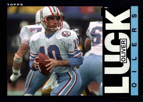JOHNGY'S BEAT: Cards That Never Were: Oliver Luck Topps 1984-'87
