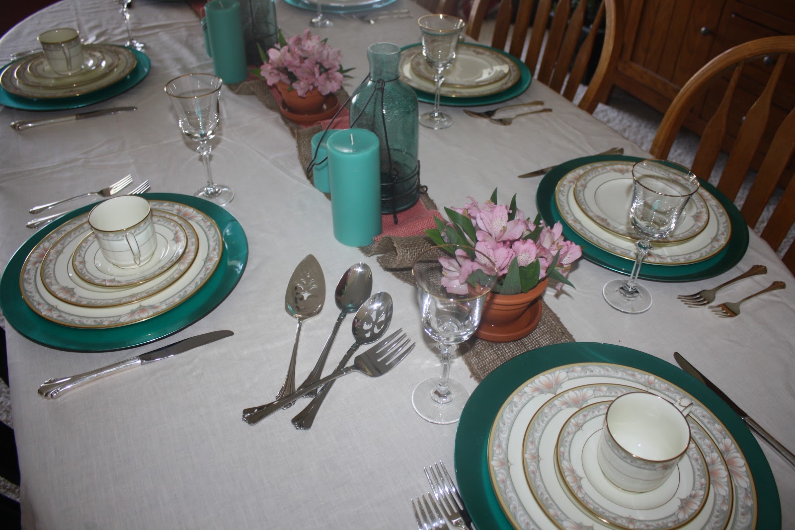 her Little Ways: First Holy Communion - Table Setting - What's Old is ...