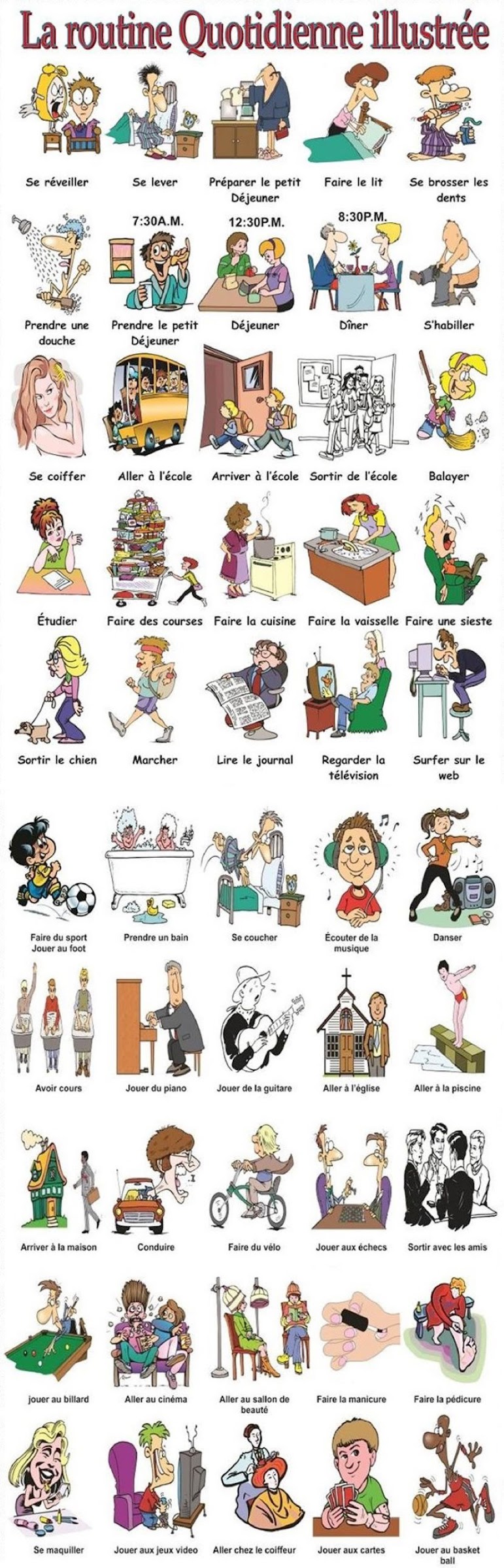 TICs en FLE: Apprendre à parler du quotidien ( A-1 / A-2 )