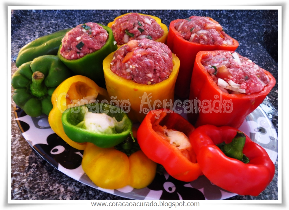 Coração Açucarado: Pimentões Recheados