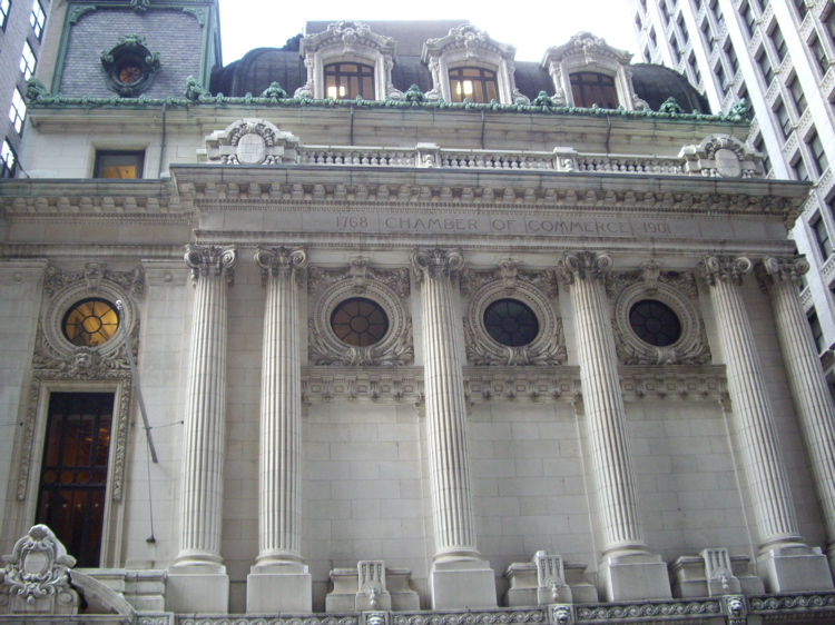 Wall Street Walks: The New York Chamber of Commerce