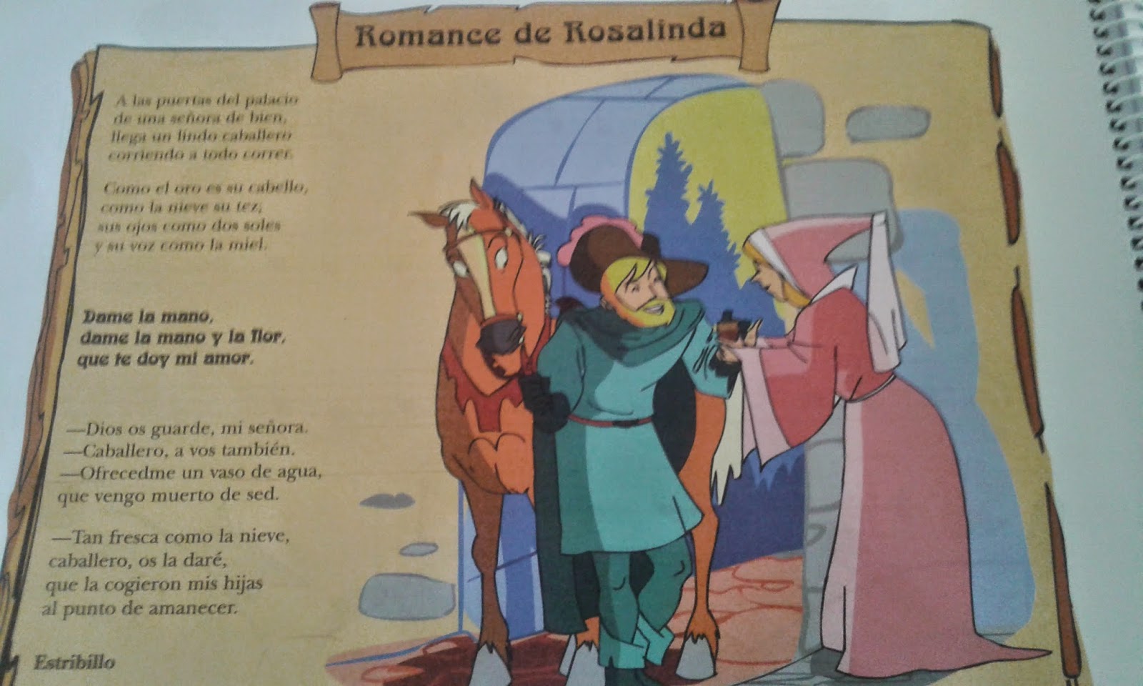 LENGUA Y LITERATURA 5º DE PRIMARIA: ROMANCE DE ROSALINDA