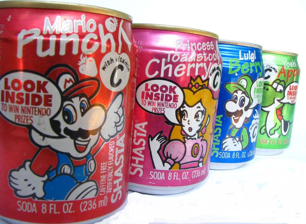 SOLIS64: NINTENDO THEMED SHASTA SODA