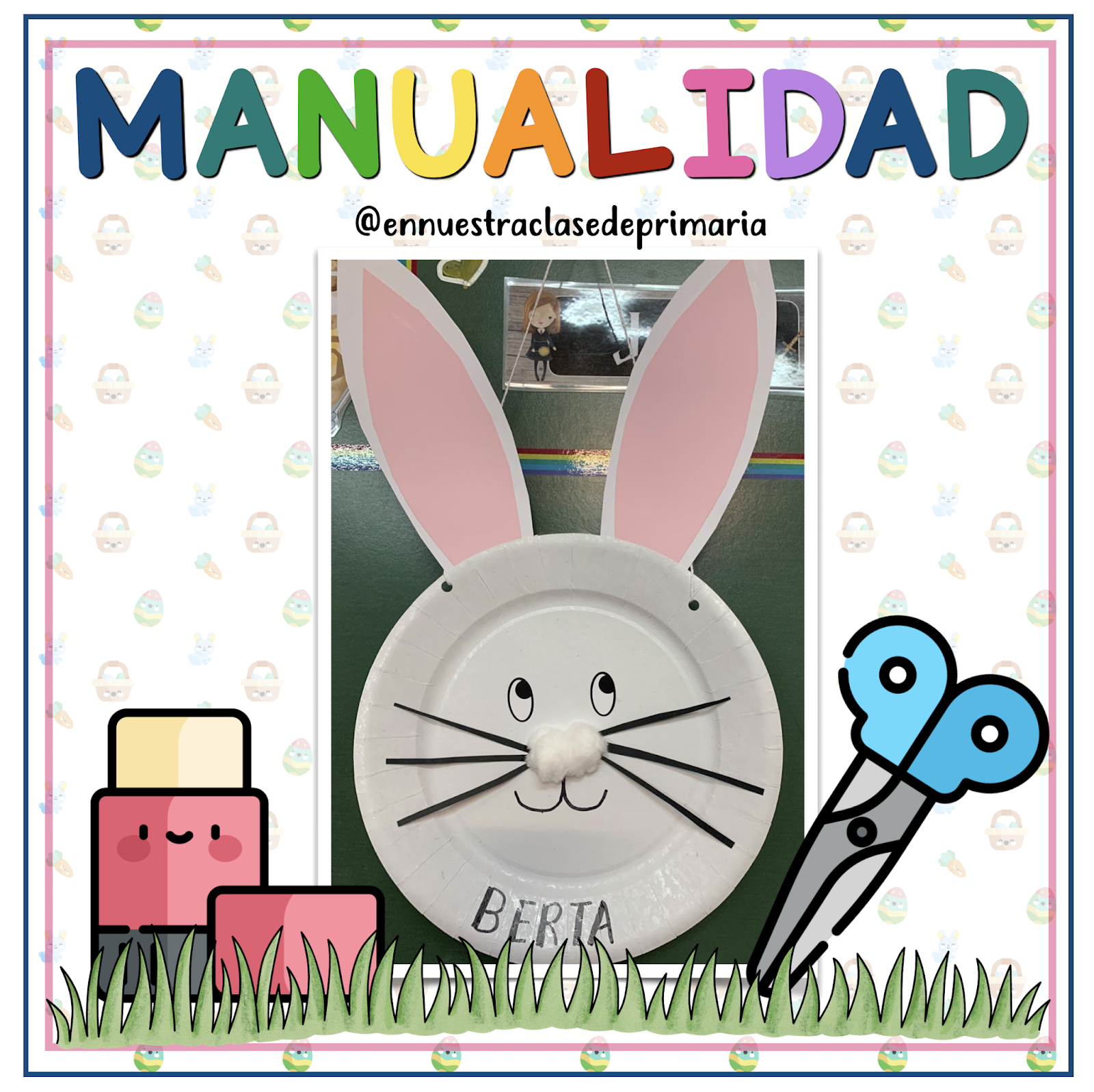 En nuestra clase de Primaria: MANUALIDAD PARA PASCUA