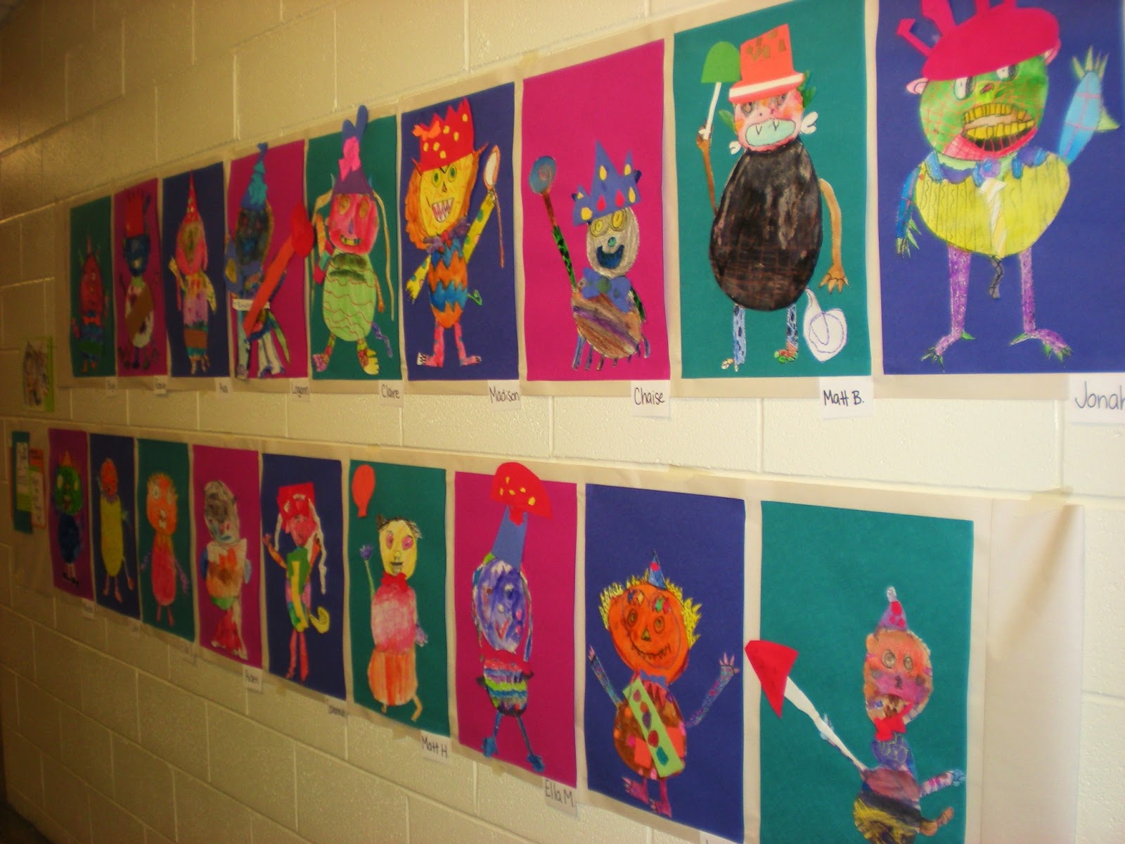 Miss M's Art Room: 1st Grade "Where the Wild Things Are" Creatures