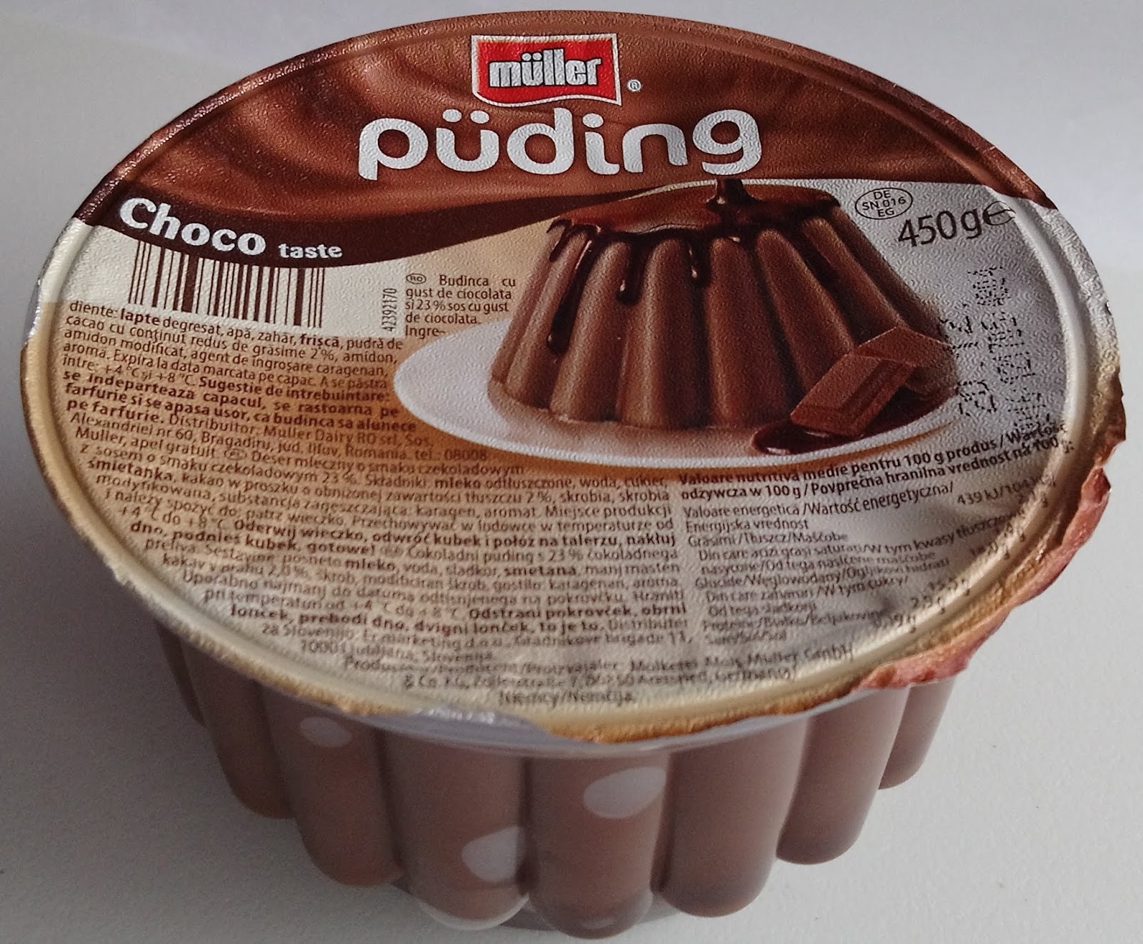 Chwile zasłodzenia: Muller Pudding Choco taste