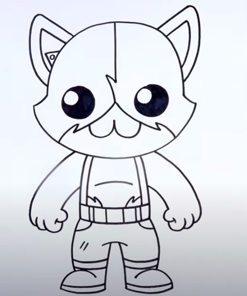 How to draw meowscles fortnite