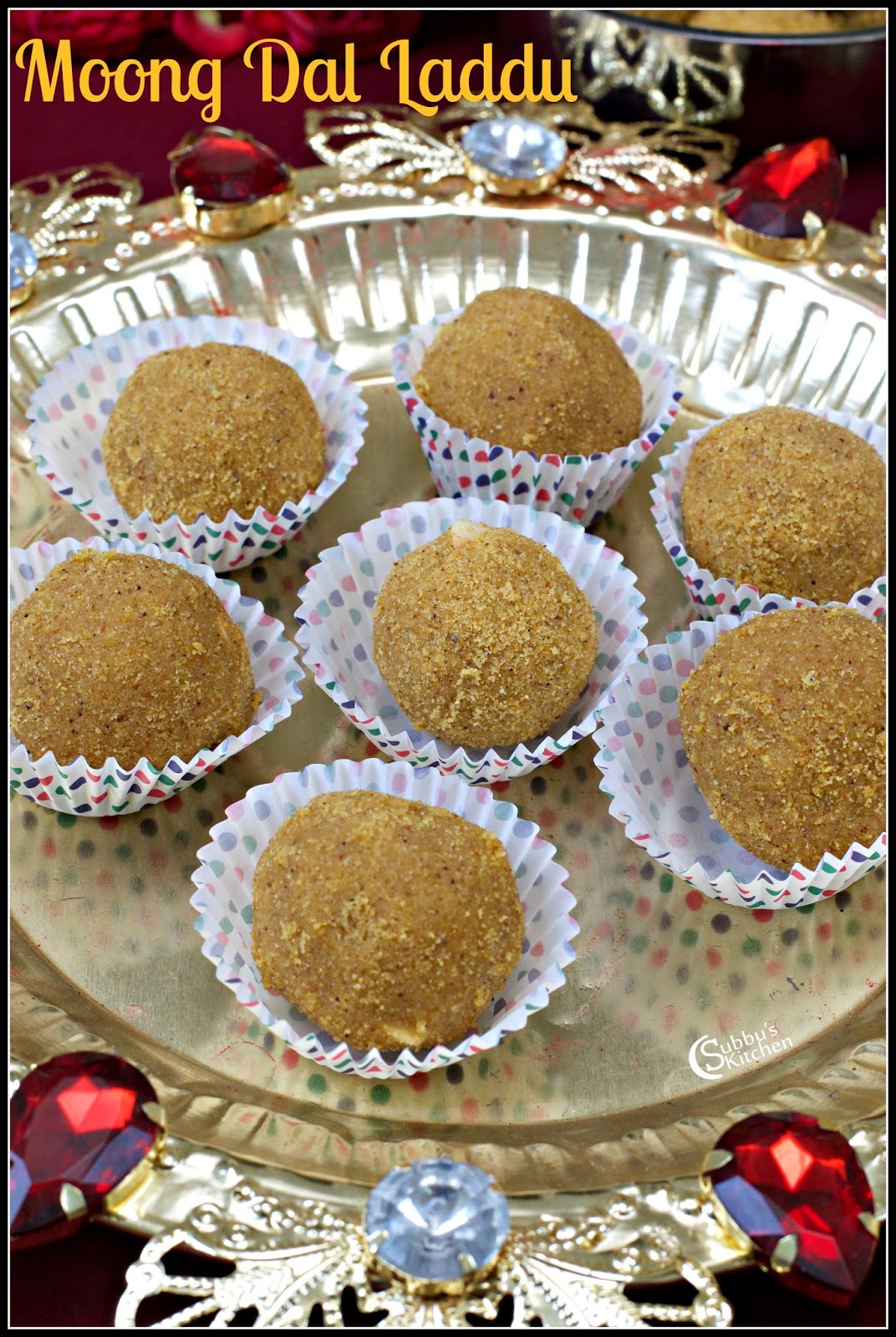 Pasi Paruppu Ladoo | Moong Dal Laddu | Nei Urundai - Subbus Kitchen