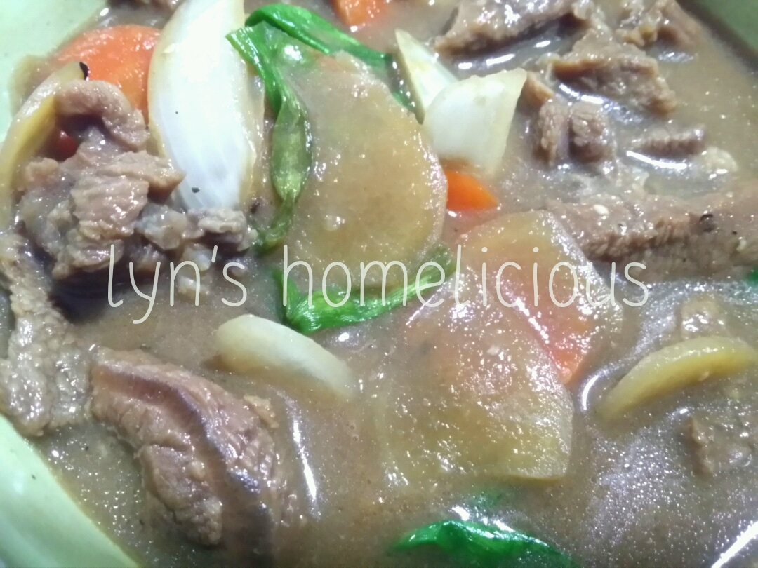 Daging Masak Halia Dengan Daun Bawang | LYN'S HOMELICIOUS